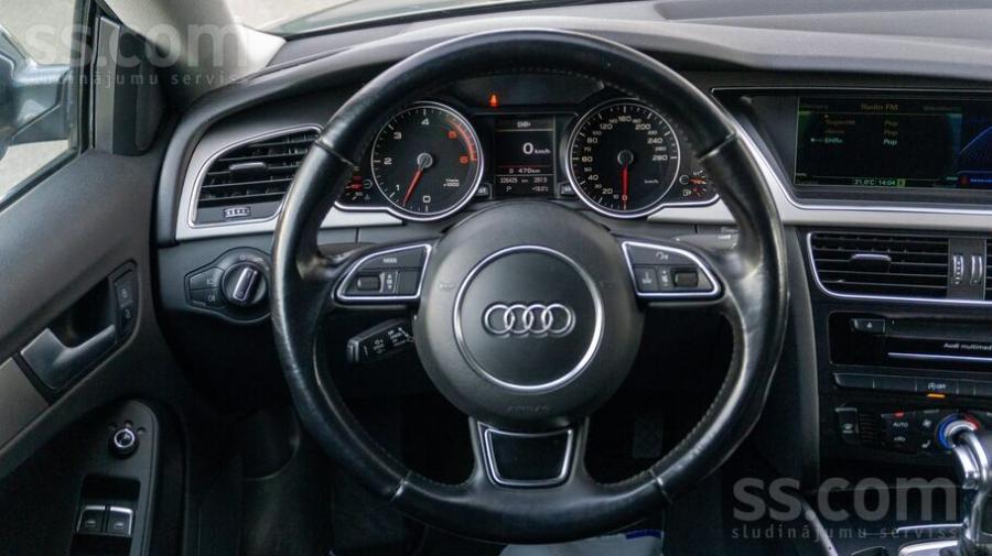 Grey Audi A5 2012 in Riga, with an engine capacity of 3.00 L and mileage of 326 thousand km for 7990 €, photo 15 on AUTOMOTO.COM.LV