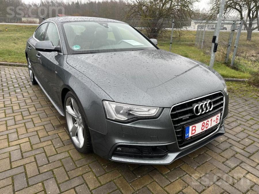 Pelēks Audi A5 2013 Tukums, ar dzinēja tilpumu 3.00 L un nobraukumu 221 tūkst. km par 14500 €, foto 3 vietnē AUTOMOTO.COM.LV