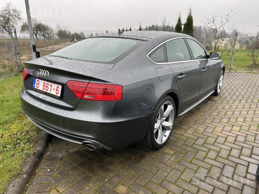 Pelēks Audi A5 2013 Tukums, ar dzinēja tilpumu 3.00 L un nobraukumu 221 tūkst. km par 14500 €, foto 5 vietnē AUTOMOTO.COM.LV