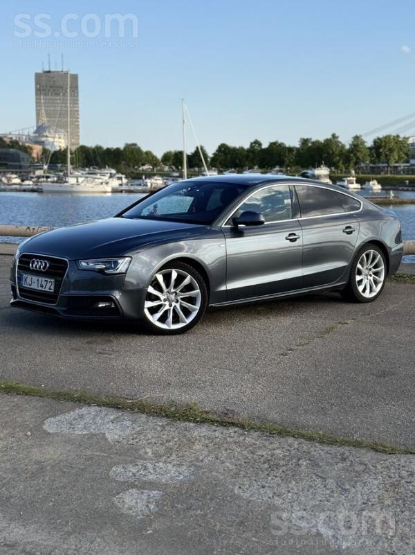 Grey Audi A5 2013 in Riga, with an engine capacity of 3.00 L and mileage of 377 thousand km for 13500 €, photo 1 on AUTOMOTO.COM.LV