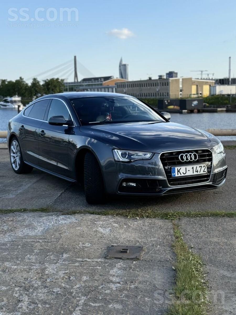 Grey Audi A5 2013 in Riga, with an engine capacity of 3.00 L and mileage of 377 thousand km for 13500 €, photo 4 on AUTOMOTO.COM.LV
