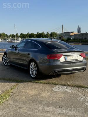 Grey Audi A5 2013 in Riga, with an engine capacity of 3.00 L and mileage of 377 thousand km for 13500 €, photo 5 on AUTOMOTO.COM.LV