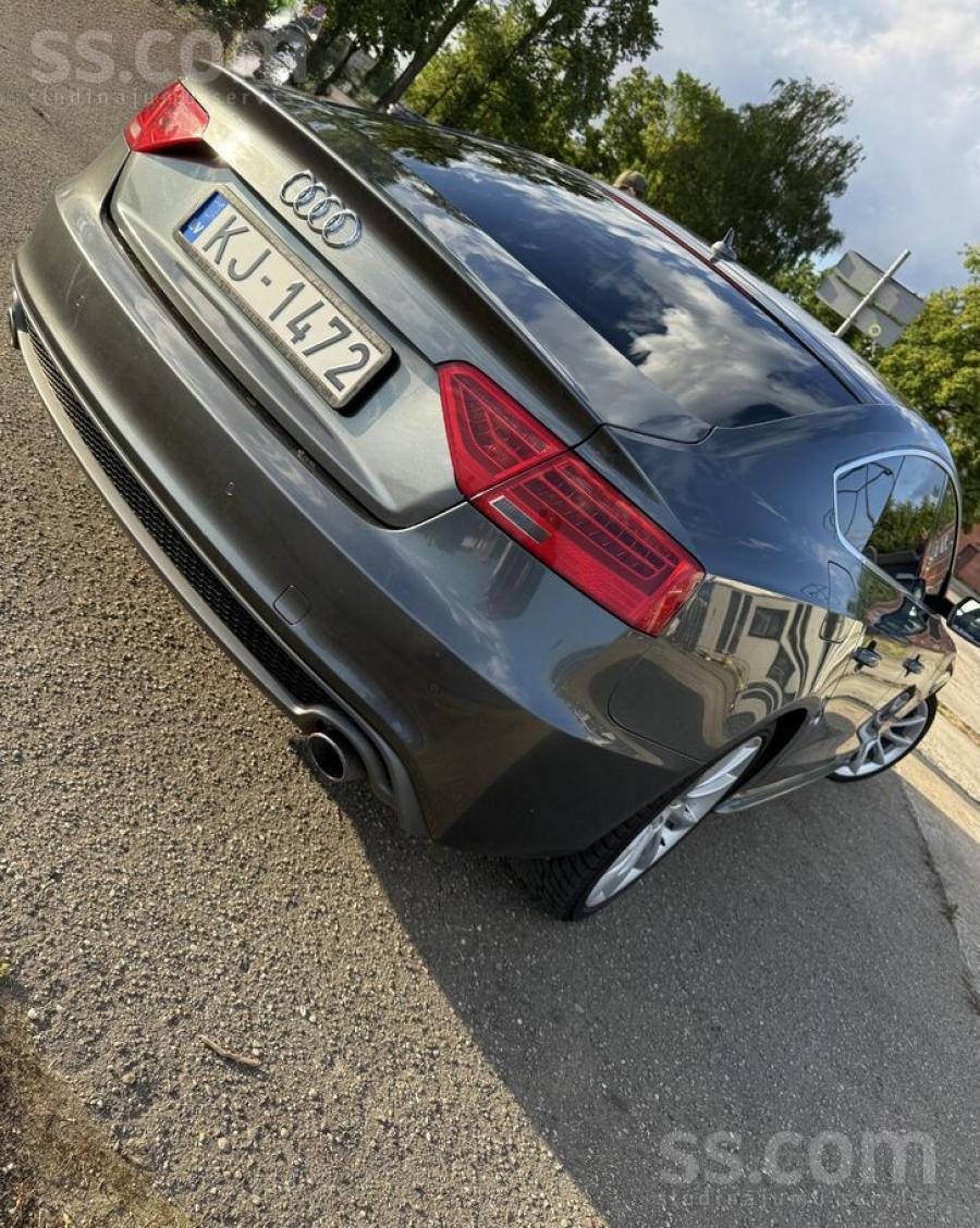 Grey Audi A5 2013 in Riga, with an engine capacity of 3.00 L and mileage of 377 thousand km for 13500 €, photo 6 on AUTOMOTO.COM.LV