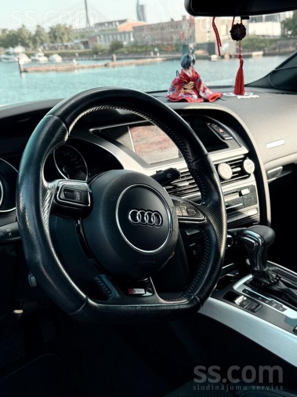 Grey Audi A5 2013 in Riga, with an engine capacity of 3.00 L and mileage of 377 thousand km for 13500 €, photo 7 on AUTOMOTO.COM.LV