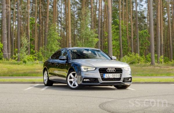 Pelēks Audi A5 2014 Rīga, ar dzinēja tilpumu 2.00 L un nobraukumu 163 tūkst. km par 10190 €, foto 2 vietnē AUTOMOTO.COM.LV