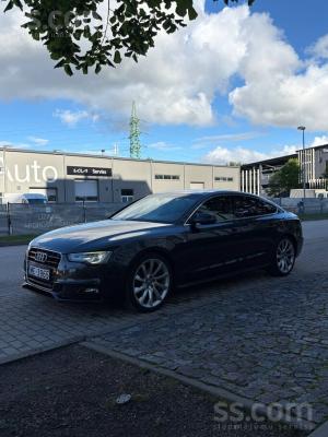 Pelēks Audi A5 2014 Rīga, ar dzinēja tilpumu 2.00 L un nobraukumu 285 tūkst. km par 10500 €, foto  vietnē AUTOMOTO.COM.LV