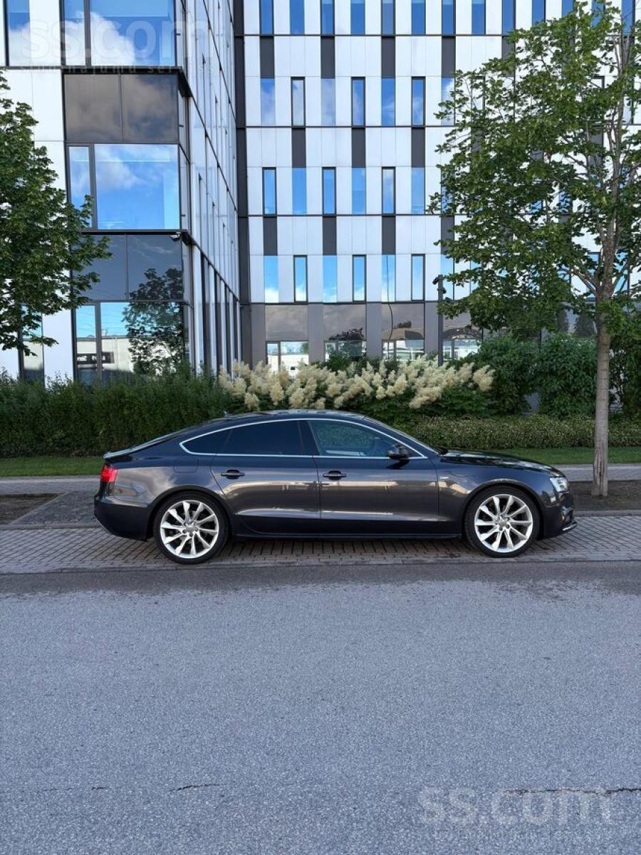 Grey Audi A5 2014 in Riga, with an engine capacity of 2.00 L and mileage of 285 thousand km for 10500 €, photo 3 on AUTOMOTO.COM.LV