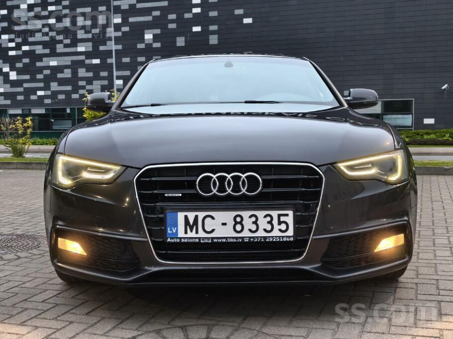 Grey Audi A5 2014 in Jelgava, with an engine capacity of 3.00 L and mileage of 0 thousand km for 10990 €, photo 4 on AUTOMOTO.COM.LV
