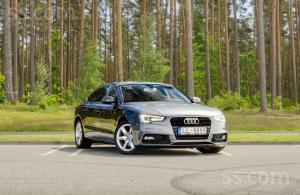 Grey Audi A5 2014 in Riga, with an engine capacity of 2.00 L and mileage of 163 thousand km for 10190 €, photo 3 on AUTOMOTO.COM.LV