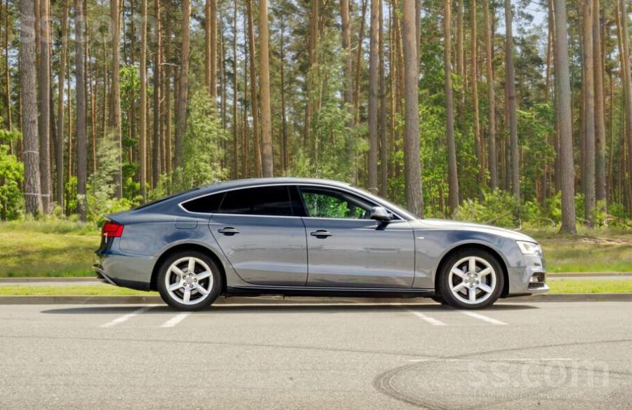 Grey Audi A5 2014 in Riga, with an engine capacity of 2.00 L and mileage of 163 thousand km for 10190 €, photo 9 on AUTOMOTO.COM.LV
