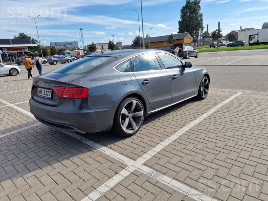 Pelēks Audi A5 2014 Rīga, ar dzinēja tilpumu 2.00 L un nobraukumu 115 tūkst. km par 10999 €, foto 5 vietnē AUTOMOTO.COM.LV