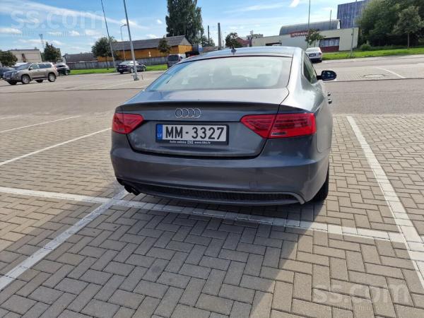 Grey Audi A5 2014 in Riga, with an engine capacity of 2.00 L and mileage of 115 thousand km for 10999 €, photo 6 on AUTOMOTO.COM.LV