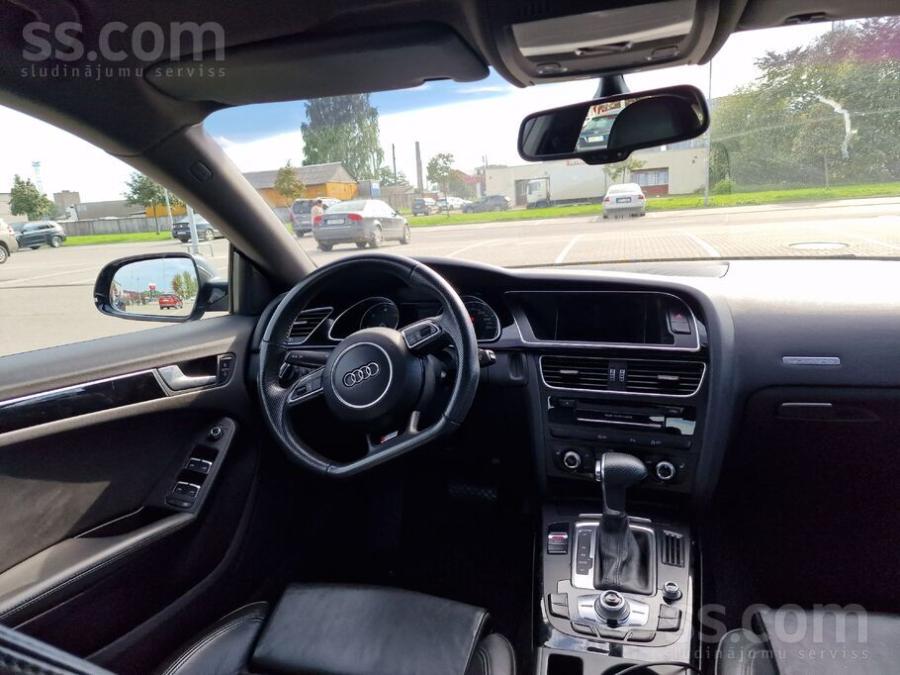 Pelēks Audi A5 2014 Rīga, ar dzinēja tilpumu 2.00 L un nobraukumu 115 tūkst. km par 10999 €, foto 8 vietnē AUTOMOTO.COM.LV
