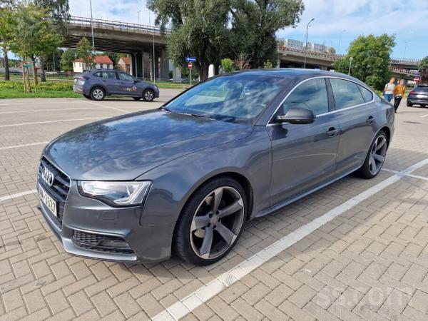 Серый Ауди А5 2014 в Рига, объемом двигателя 2.00 л и пробегом 116 тыс. км за 9800 €, фото 3 на AUTOMOTO.COM.LV
