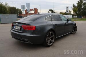 Grey Audi A5 2014 in Riga, with an engine capacity of 2.00 L and mileage of 112 thousand km for 8990 €, photo 6 on AUTOMOTO.COM.LV