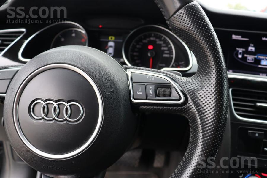 Grey Audi A5 2014 in Riga, with an engine capacity of 2.00 L and mileage of 112 thousand km for 8990 €, photo 15 on AUTOMOTO.COM.LV