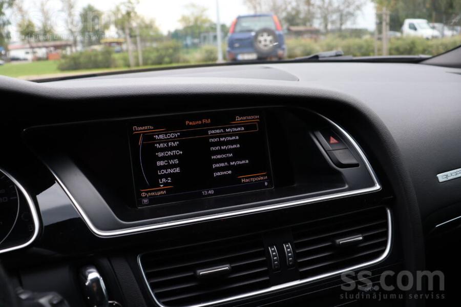 Grey Audi A5 2014 in Riga, with an engine capacity of 2.00 L and mileage of 112 thousand km for 8990 €, photo 20 on AUTOMOTO.COM.LV