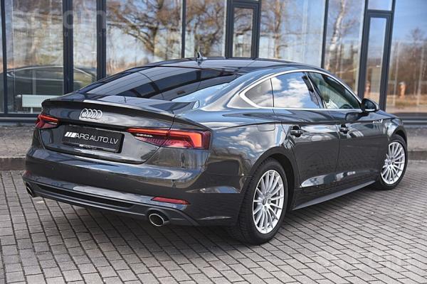 Grey Audi A5 2017 in Tukums, with an engine capacity of 2.00 L and mileage of 189 thousand km for 18490 €, photo 5 on AUTOMOTO.COM.LV