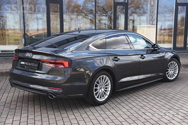 Grey Audi A5 2017 in Tukums, with an engine capacity of 2.00 L and mileage of 189 thousand km for 18490 €, photo 6 on AUTOMOTO.COM.LV