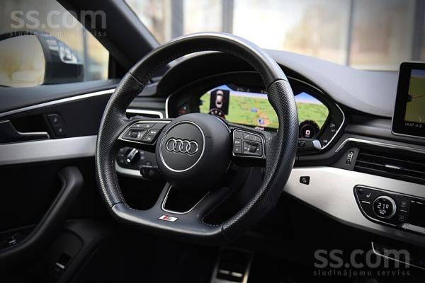 Grey Audi A5 2017 in Tukums, with an engine capacity of 2.00 L and mileage of 189 thousand km for 18490 €, photo 9 on AUTOMOTO.COM.LV