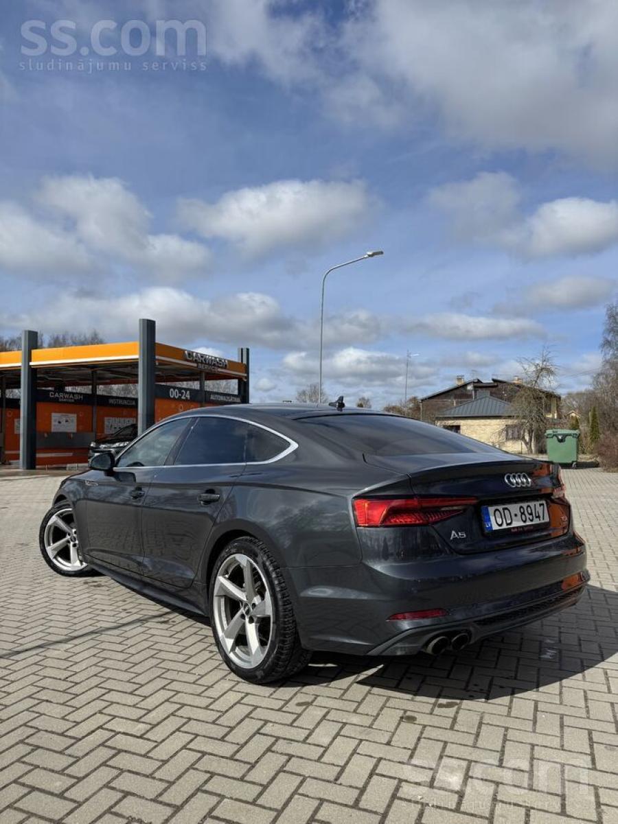 Pelēks Audi A5 2017 Jelgava, ar dzinēja tilpumu 3.00 L un nobraukumu 270 tūkst. km par 17900 €, foto 6 vietnē AUTOMOTO.COM.LV