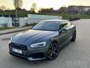 Pelēks Audi A5 2017 Rēzekne, ar dzinēja tilpumu 2.00 L un nobraukumu 254 tūkst. km par 18900 €, foto  vietnē AUTOMOTO.COM.LV