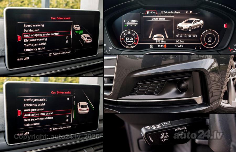 Pelēks Audi A5 2017 Tallina, ar dzinēja tilpumu 2.00 L un nobraukumu 135 tūkst. km par 25000 €, foto 14 vietnē AUTOMOTO.COM.LV