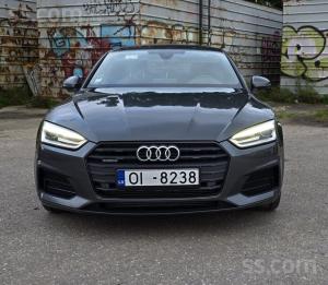 Grey Audi A5 2017 in Riga, with an engine capacity of 3.00 L and mileage of 197 thousand km for 17990 €, photo  on AUTOMOTO.COM.LV