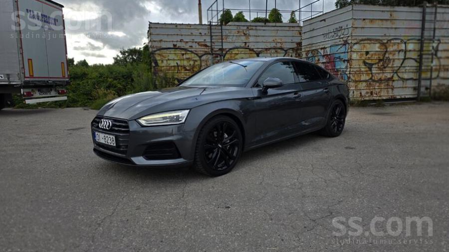 Grey Audi A5 2017 in Riga, with an engine capacity of 3.00 L and mileage of 197 thousand km for 17990 €, photo 4 on AUTOMOTO.COM.LV