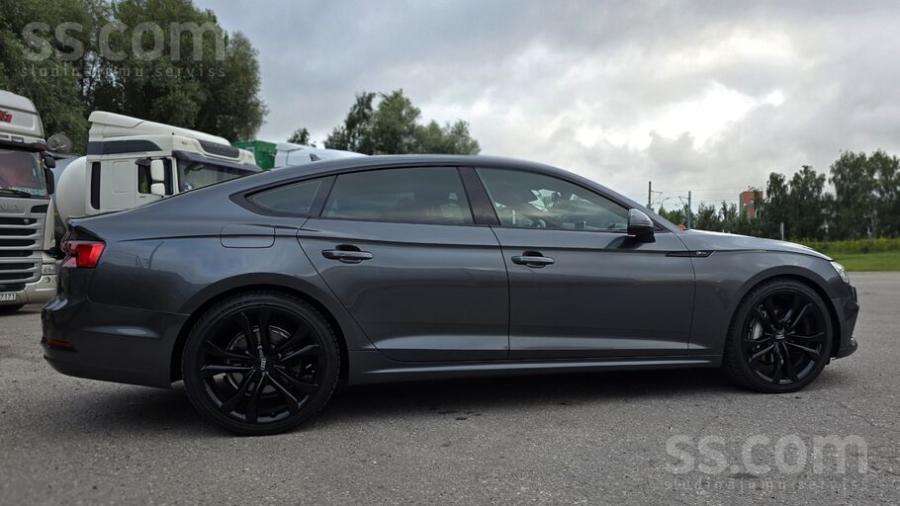 Grey Audi A5 2017 in Riga, with an engine capacity of 3.00 L and mileage of 197 thousand km for 17990 €, photo 8 on AUTOMOTO.COM.LV