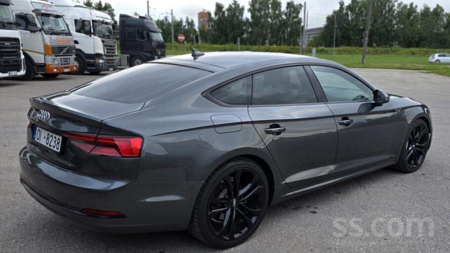 Grey Audi A5 2017 in Riga, with an engine capacity of 3.00 L and mileage of 197 thousand km for 17990 €, photo 10 on AUTOMOTO.COM.LV