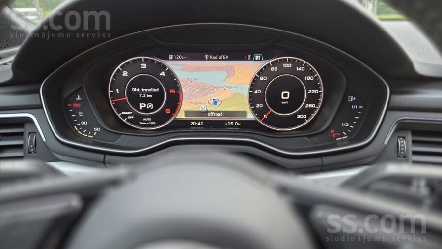 Grey Audi A5 2017 in Riga, with an engine capacity of 3.00 L and mileage of 197 thousand km for 17990 €, photo 21 on AUTOMOTO.COM.LV
