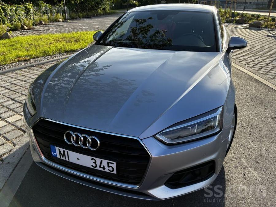 Grey Audi A5 2017 in Riga, with an engine capacity of 2.00 L and mileage of 166 thousand km for 14000 €, photo 1 on AUTOMOTO.COM.LV
