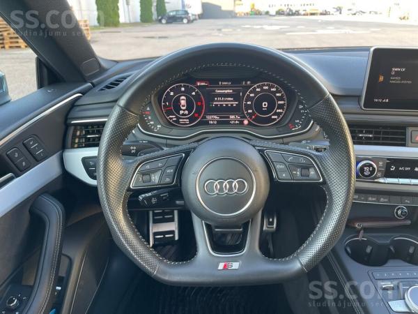 Pelēks Audi A5 2017 Rīga, ar dzinēja tilpumu 3.00 L un nobraukumu 123 tūkst. km par 25500 €, foto 8 vietnē AUTOMOTO.COM.LV