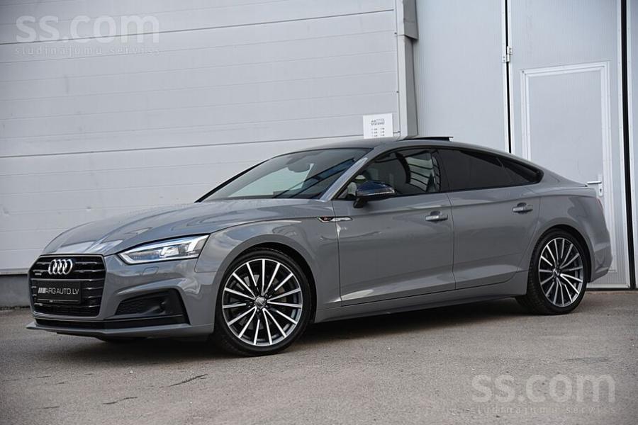 Grey Audi A5 2017 in Tukums, with an engine capacity of 2.00 L and mileage of 172 thousand km for 20490 €, photo 5 on AUTOMOTO.COM.LV