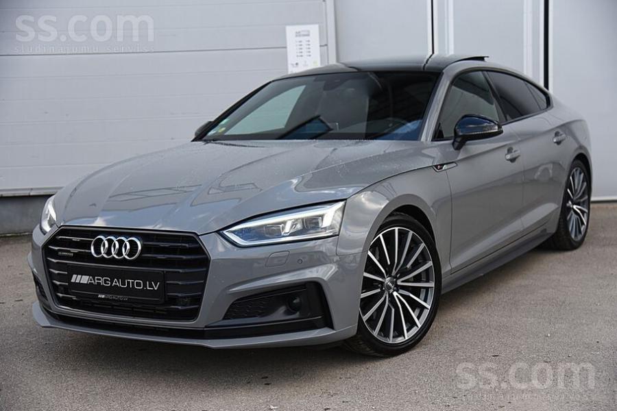 Grey Audi A5 2017 in Tukums, with an engine capacity of 2.00 L and mileage of 172 thousand km for 20490 €, photo 6 on AUTOMOTO.COM.LV