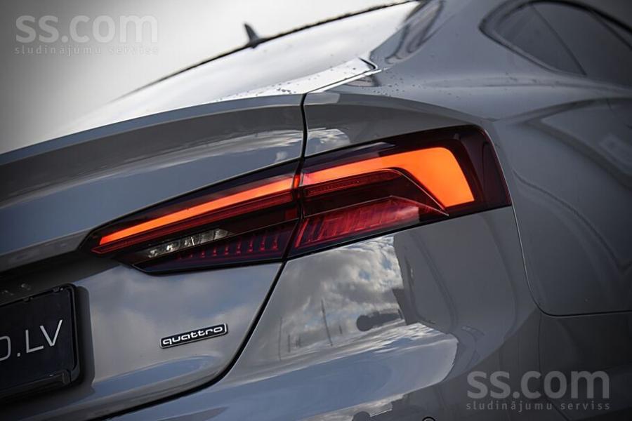 Grey Audi A5 2017 in Tukums, with an engine capacity of 2.00 L and mileage of 172 thousand km for 20490 €, photo 9 on AUTOMOTO.COM.LV