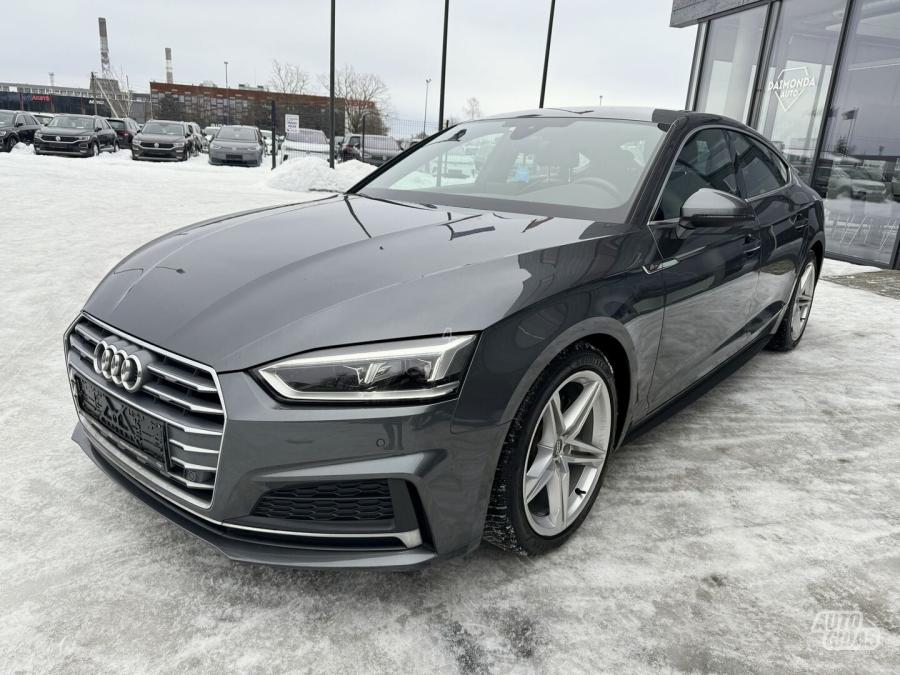 Grey Audi A5 2018 in Kaunas, with an engine capacity of 2.00 L and mileage of 219 thousand km for 14500 €, photo 1 on AUTOMOTO.COM.LV