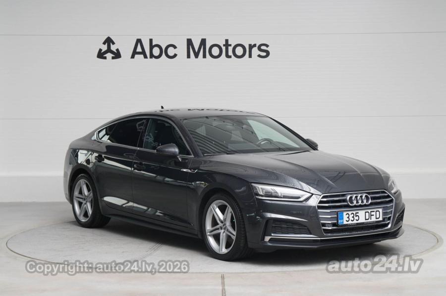 Grey Audi A5 2018 in Tallinn, with an engine capacity of 2.00 L and mileage of 162 thousand km for 16990 €, photo 4 on AUTOMOTO.COM.LV