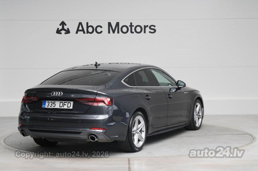Grey Audi A5 2018 in Tallinn, with an engine capacity of 2.00 L and mileage of 162 thousand km for 16990 €, photo 5 on AUTOMOTO.COM.LV
