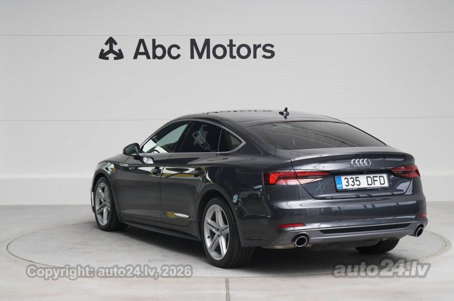 Grey Audi A5 2018 in Tallinn, with an engine capacity of 2.00 L and mileage of 162 thousand km for 16990 €, photo 7 on AUTOMOTO.COM.LV