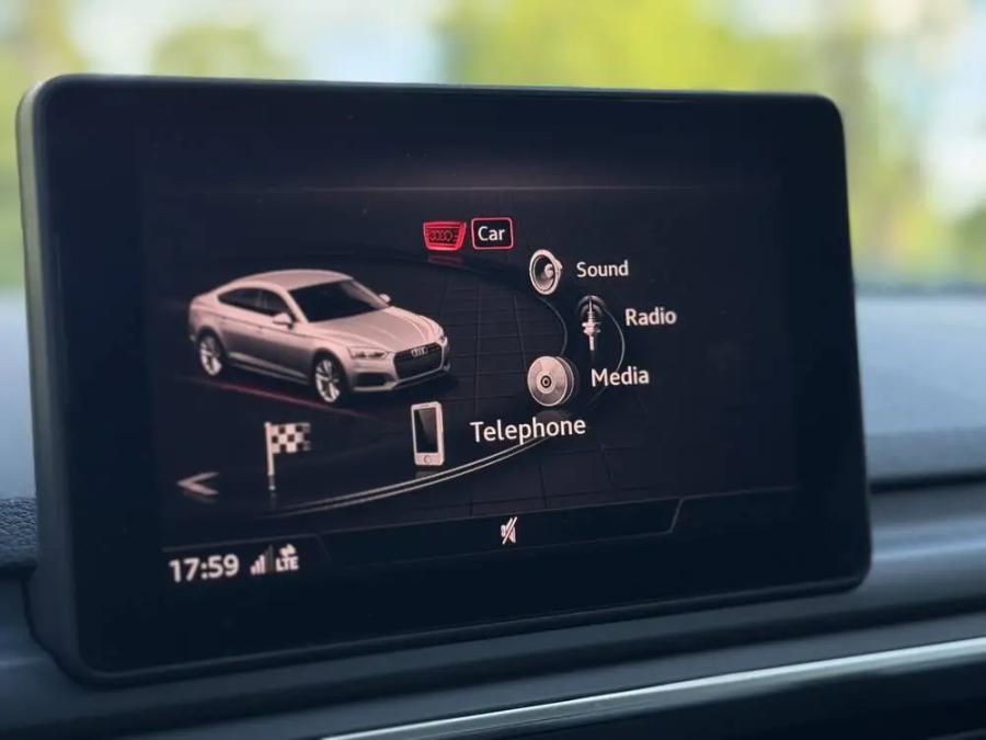 Grey Audi A5 2019 in Jurmala, with an engine capacity of 2.00 L and mileage of 248 thousand km for 16100 €, photo 18 on AUTOMOTO.COM.LV