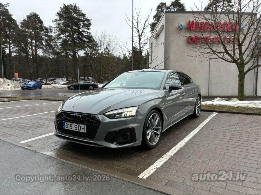 Grey Audi A5 2022 in Tallinn, with an engine capacity of 2.00 L and mileage of 44 thousand km for 38500 €, photo 23 on AUTOMOTO.COM.LV