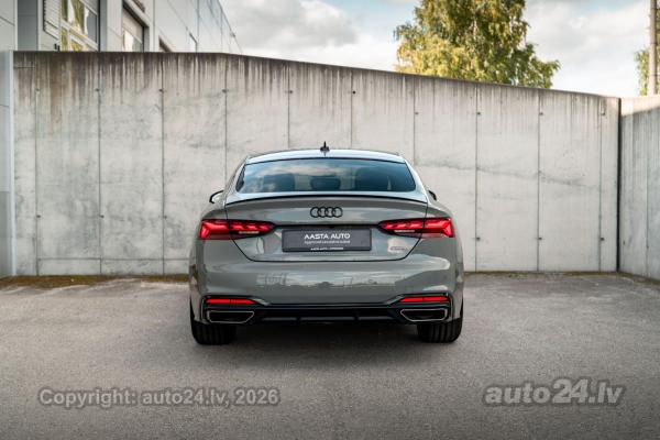Grey Audi A5 2022 in Tartu, with an engine capacity of 2.00 L and mileage of 53 thousand km for 39900 €, photo 6 on AUTOMOTO.COM.LV
