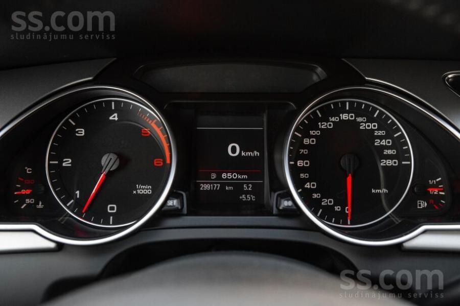 Grey Audi A5 2008 in Riga, with an engine capacity of 3.00 L and mileage of 0 thousand km for 6500 €, photo 17 on AUTOMOTO.COM.LV