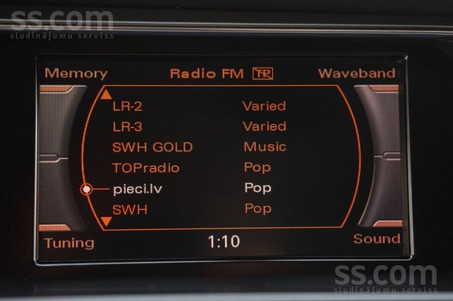 Grey Audi A5 2008 in Riga, with an engine capacity of 3.00 L and mileage of 0 thousand km for 6500 €, photo 22 on AUTOMOTO.COM.LV