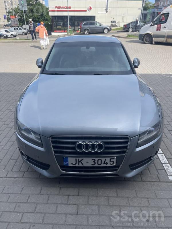 Pelēks Audi A5 2008 Rīga, ar dzinēja tilpumu 2.70 L un nobraukumu 250 tūkst. km par 5500 €, foto 1 vietnē AUTOMOTO.COM.LV