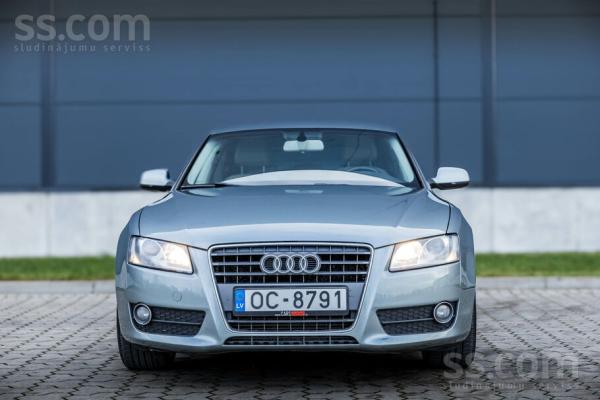Grey Audi A5 2010 in Riga, with an engine capacity of 1.80 L and mileage of 290 thousand km for 7490 €, photo 2 on AUTOMOTO.COM.LV