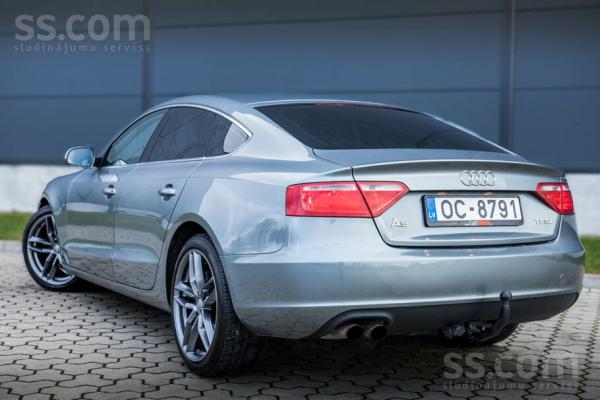 Grey Audi A5 2010 in Riga, with an engine capacity of 1.80 L and mileage of 290 thousand km for 7490 €, photo 6 on AUTOMOTO.COM.LV