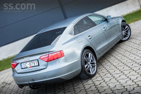 Grey Audi A5 2010 in Riga, with an engine capacity of 1.80 L and mileage of 290 thousand km for 7490 €, photo 9 on AUTOMOTO.COM.LV